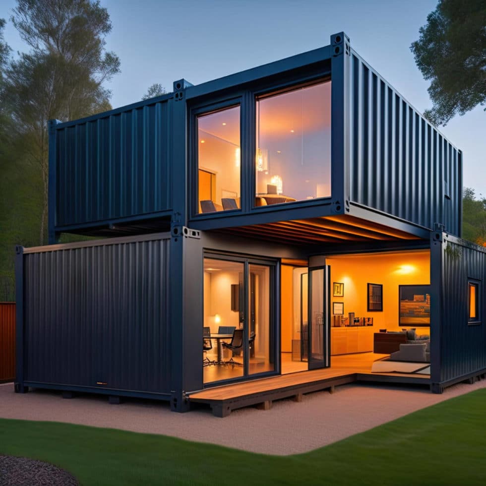 Différence entre une maison container et en structure métallique ...